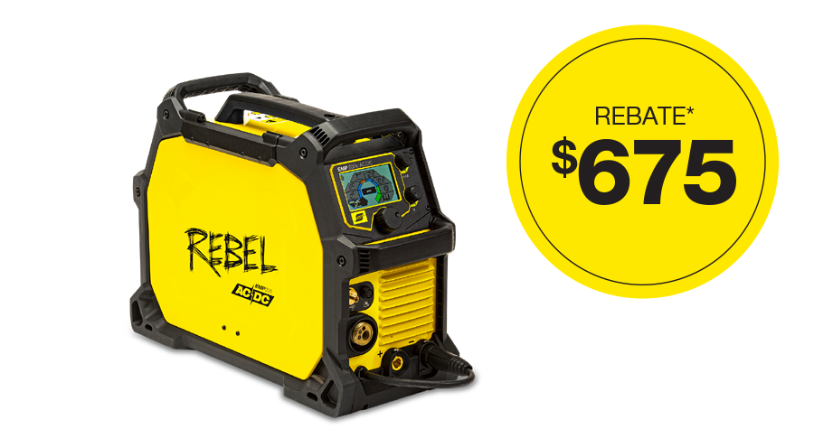 ESAB Rebel EMP 205ic AC/DC Multi-Process Welder – Huronia Welding ...